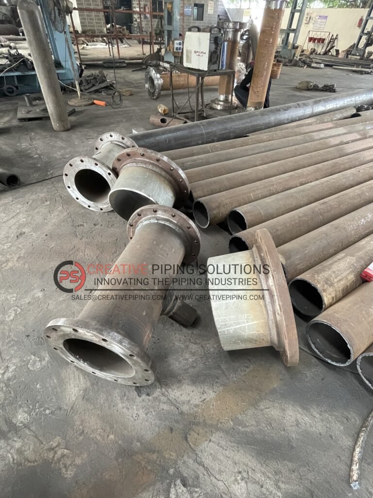 Natural Rubber Lined And Epoxy Coated Pipe Spools Middle East